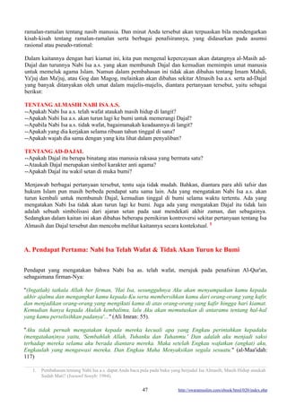 BUKU TANDA KEDATANGAN DAJJAL DI ERA MODERN | PDF