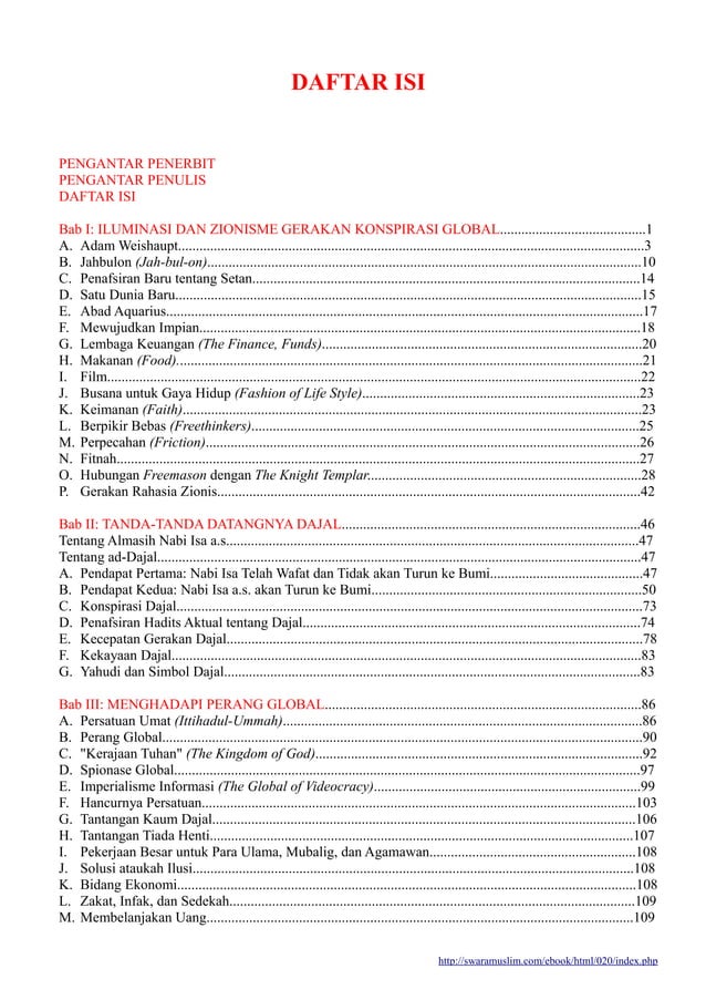 BUKU TANDA KEDATANGAN DAJJAL DI ERA MODERN | PDF