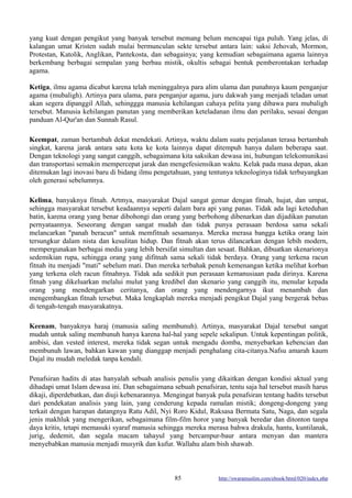 BUKU TANDA KEDATANGAN DAJJAL DI ERA MODERN | PDF