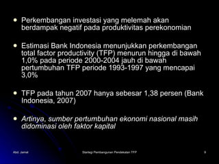 Total Factor Productivity | PPT
