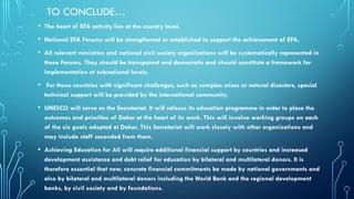 Dakar Framework w.r.t. Education for all.pptx