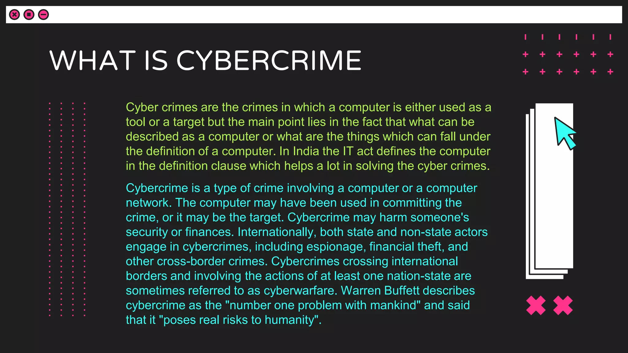 Cyber crime against property | PPTX