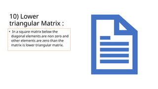 Understanding the Different Types of Matrices | PPTX