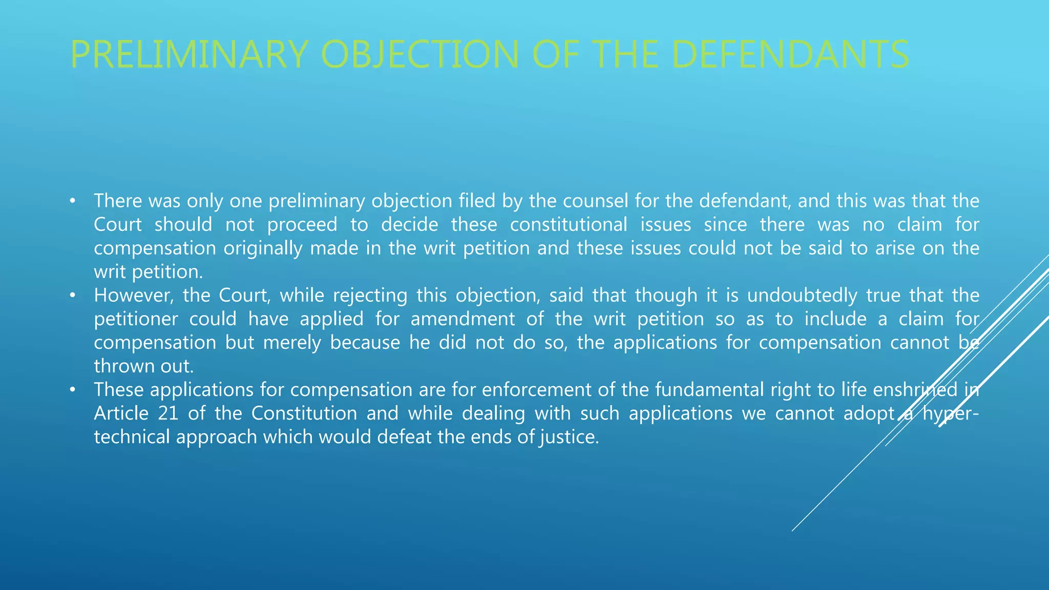 M. C. MEHTA V. UNION OF INDIA | PPTX