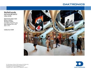 T.GROUP | Digital Indoor Banner Daktronics | PPT | Free Download