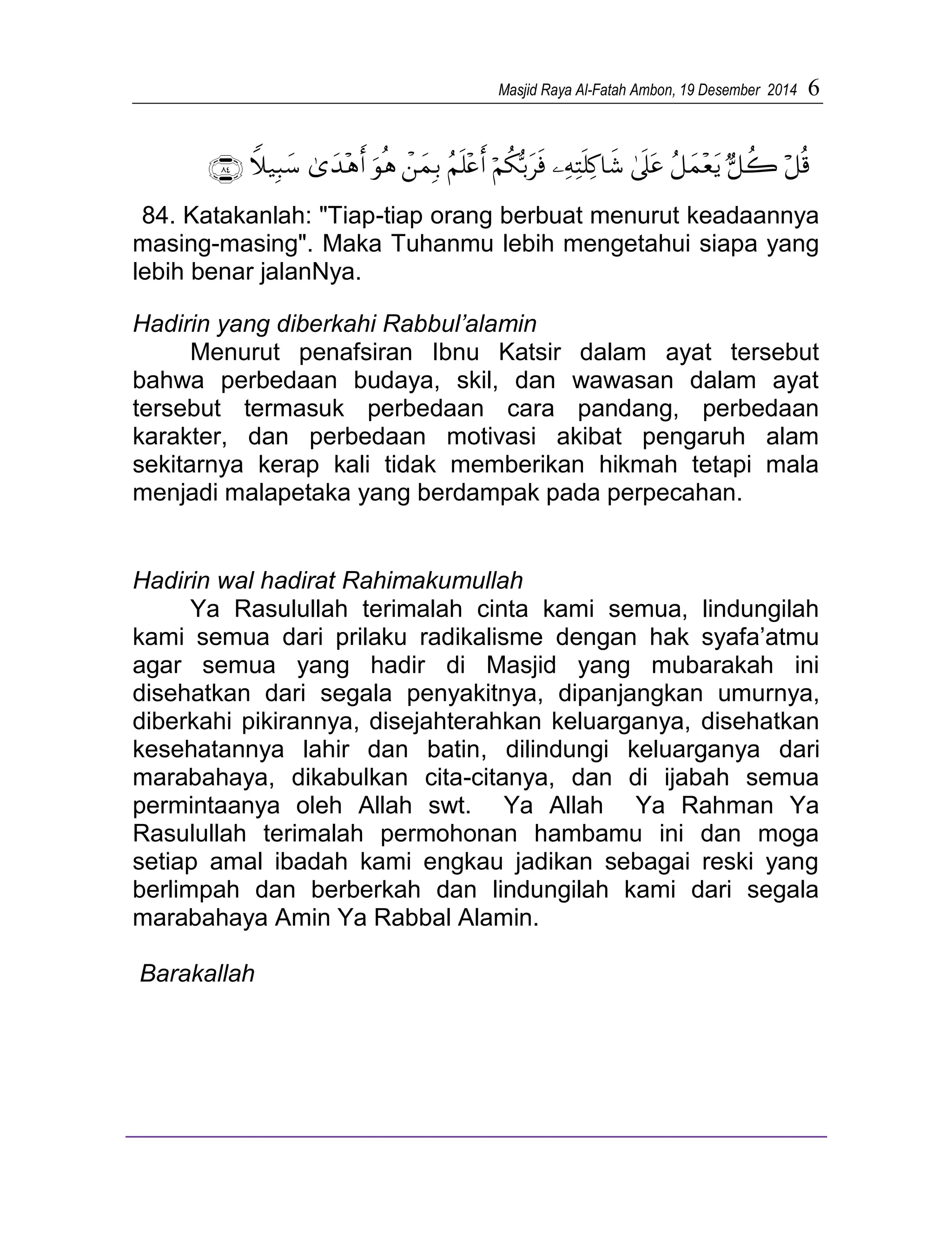Syarifudin, Dakwah cegah radikalisme | PDF