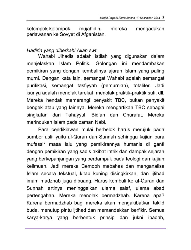 Syarifudin, Dakwah cegah radikalisme | PDF