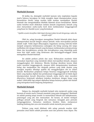 Dakwah fardiyah mustafa masyhur | PDF