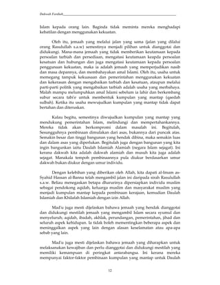 Dakwah fardiyah mustafa masyhur | PDF