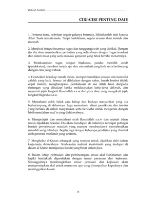 Dakwah fardiyah mustafa masyhur | PDF