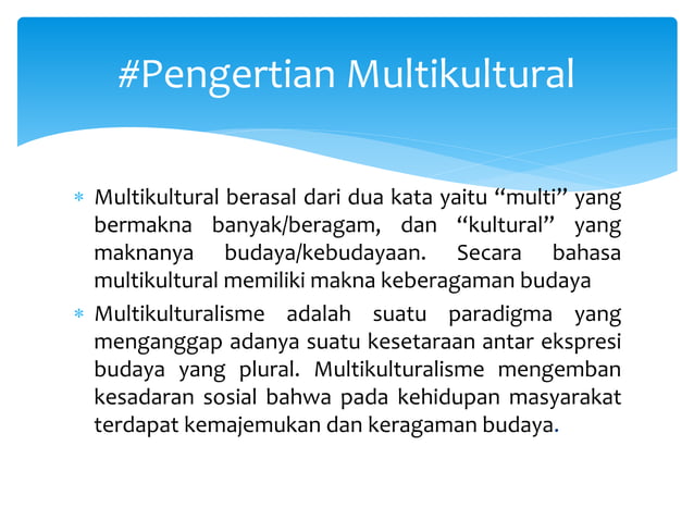 Dakwah pada Masyarakat Multikultural (.pptx