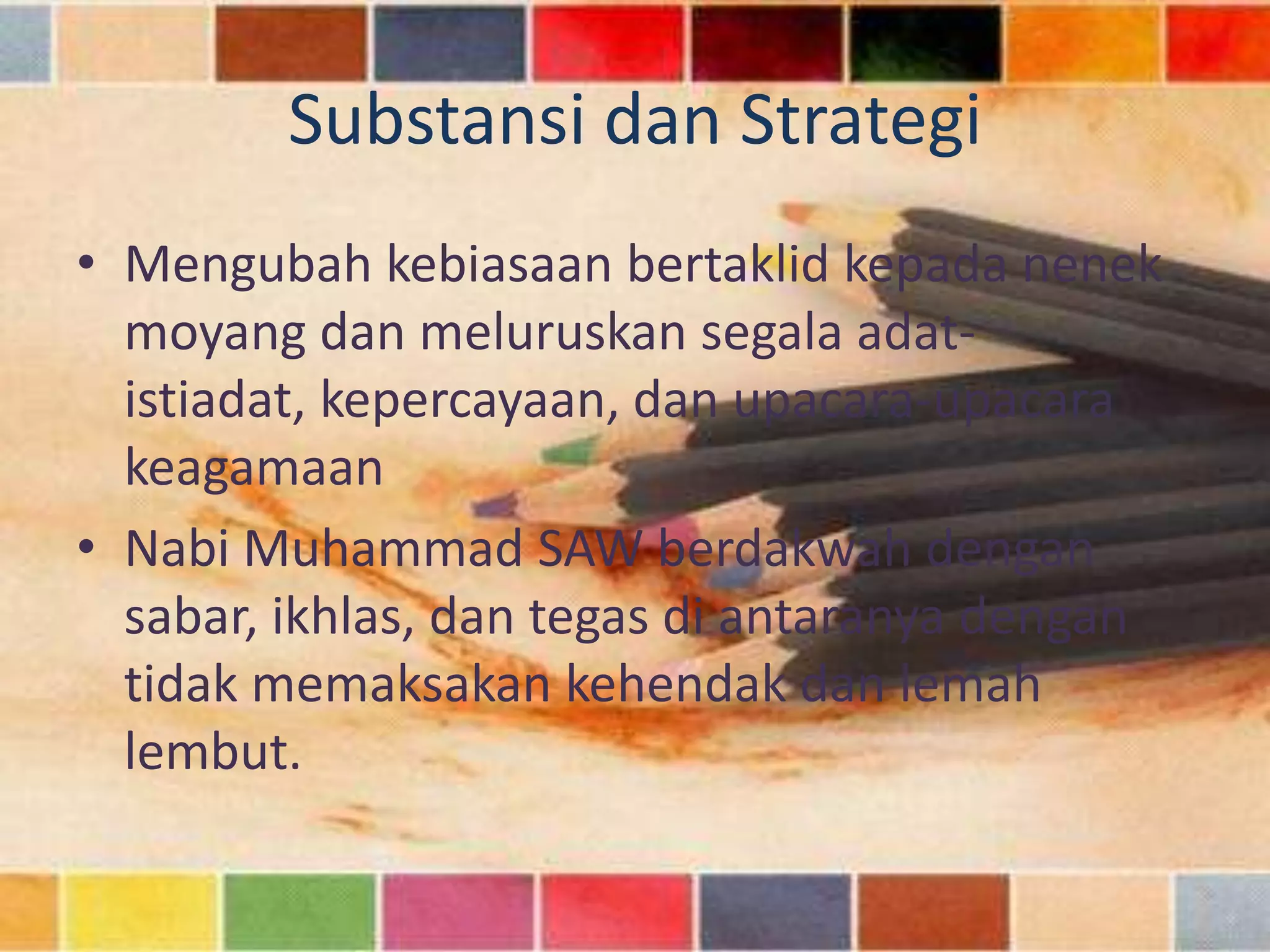 Dakwah rasulullah periode mekah | PPTX