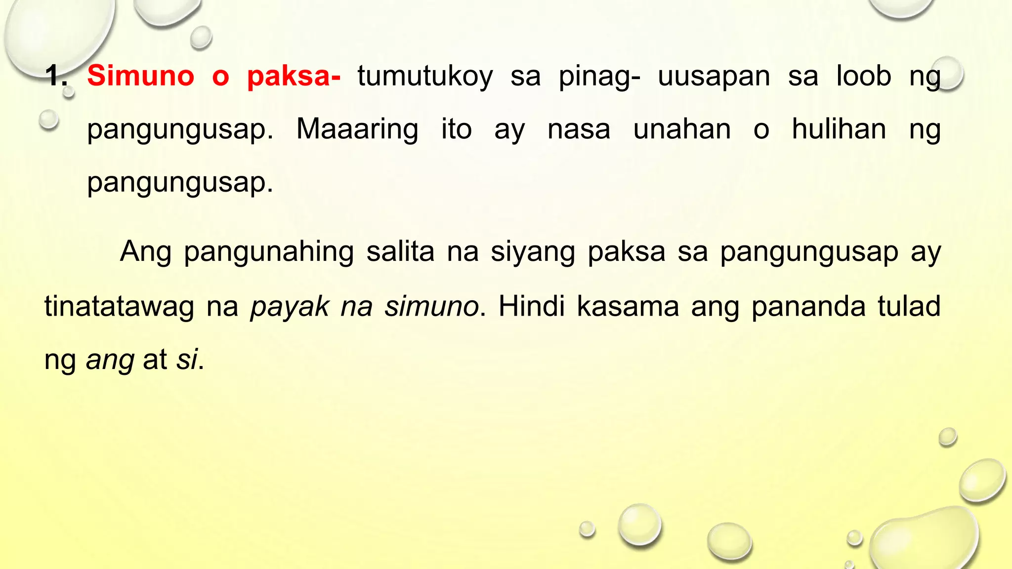 Dalawang Bahagi ng Pangungusap | PPTX