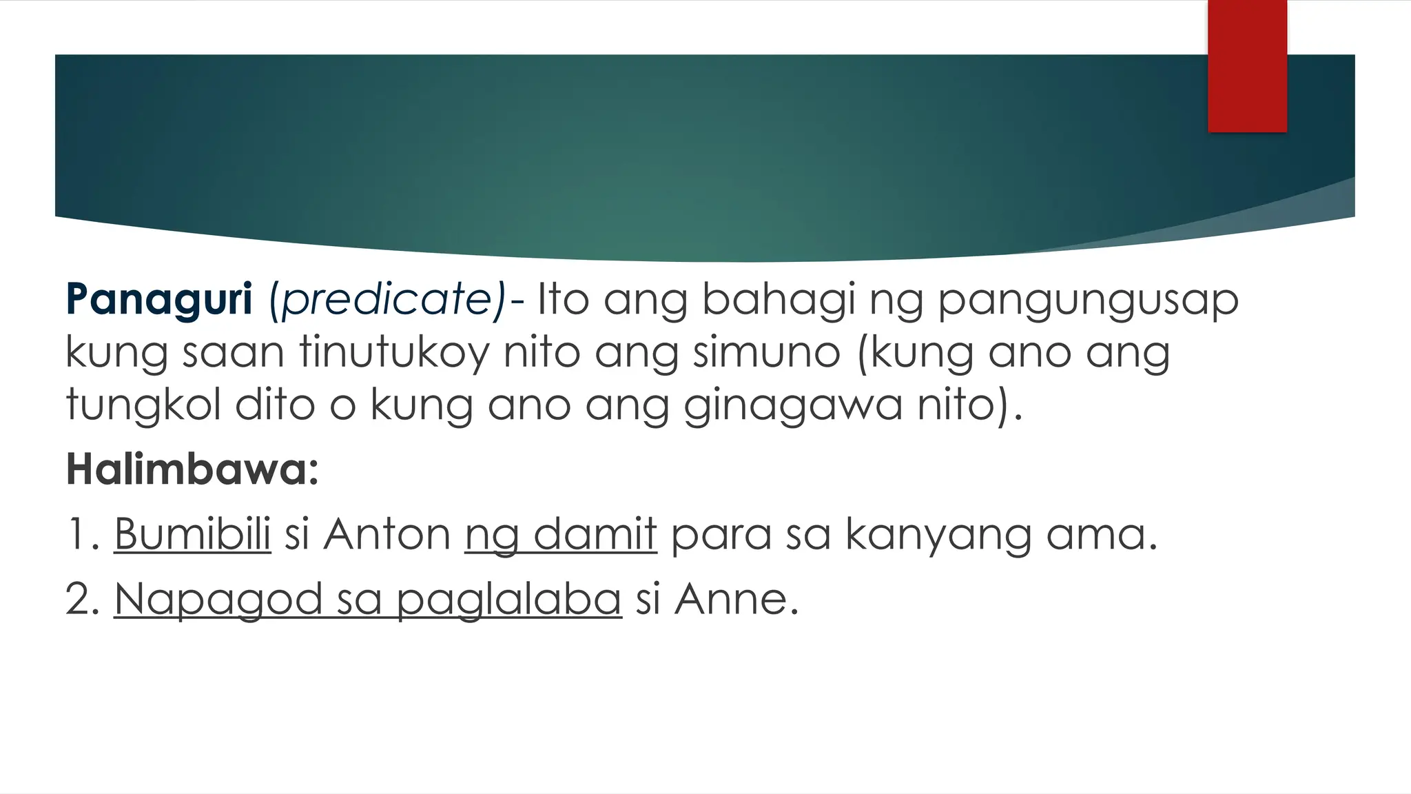 ANG DALAWANG BAHAGI NG ISANG PANGUNGUSAP.pptx