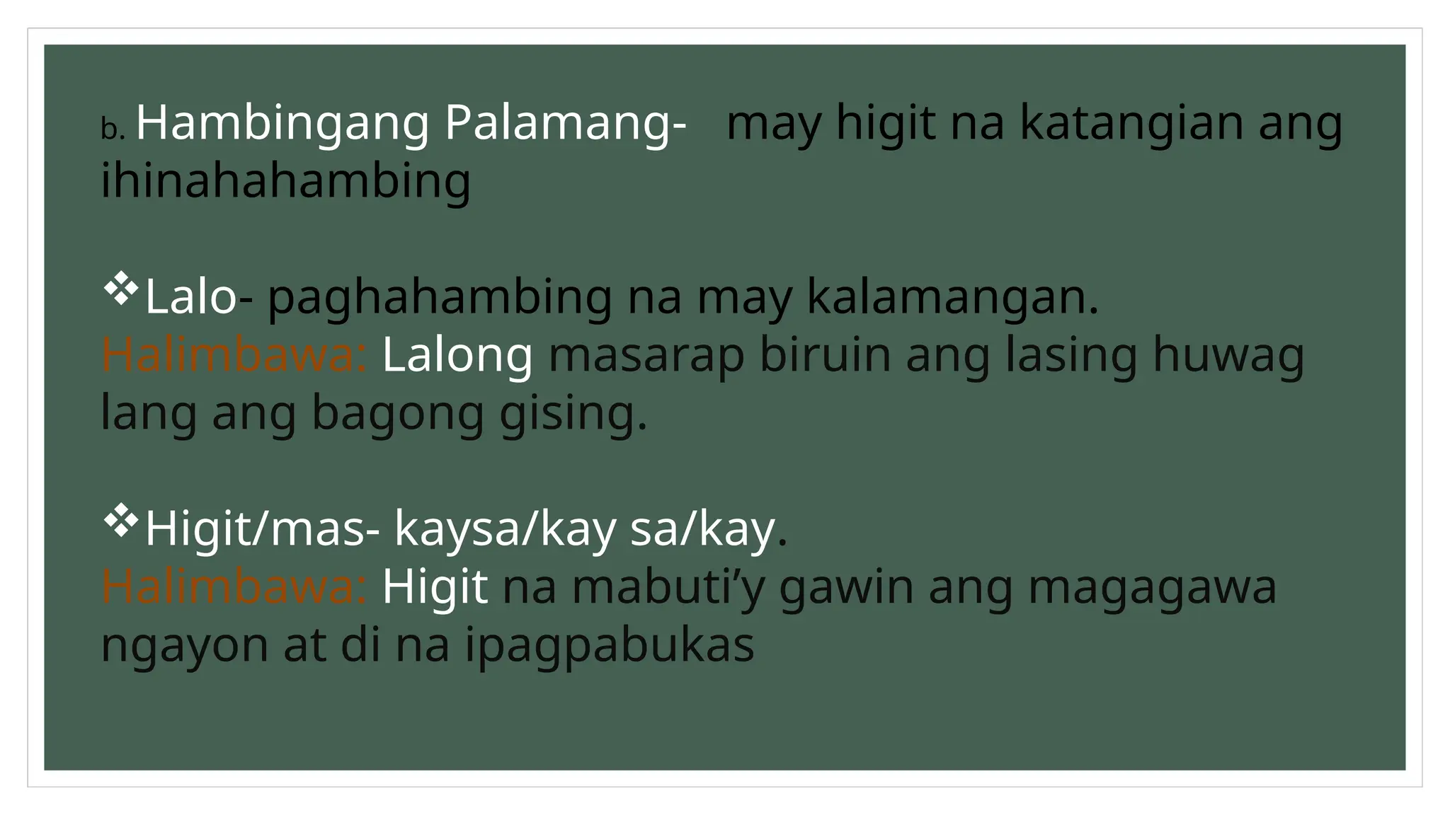 DALAWANG URI NG PAGHAHAMBING.pptx. Filipino | PPTX
