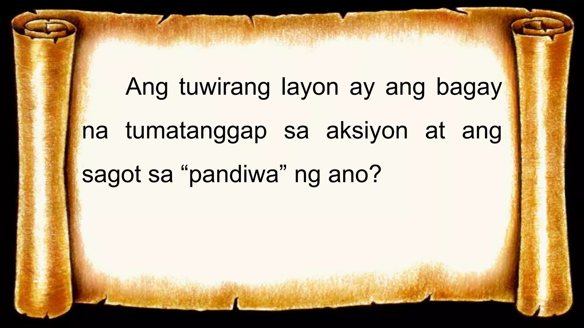 Dalawang uri ng Pandiwa | PPTX