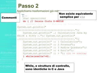 Dal C a Java (2/3) | PPTX