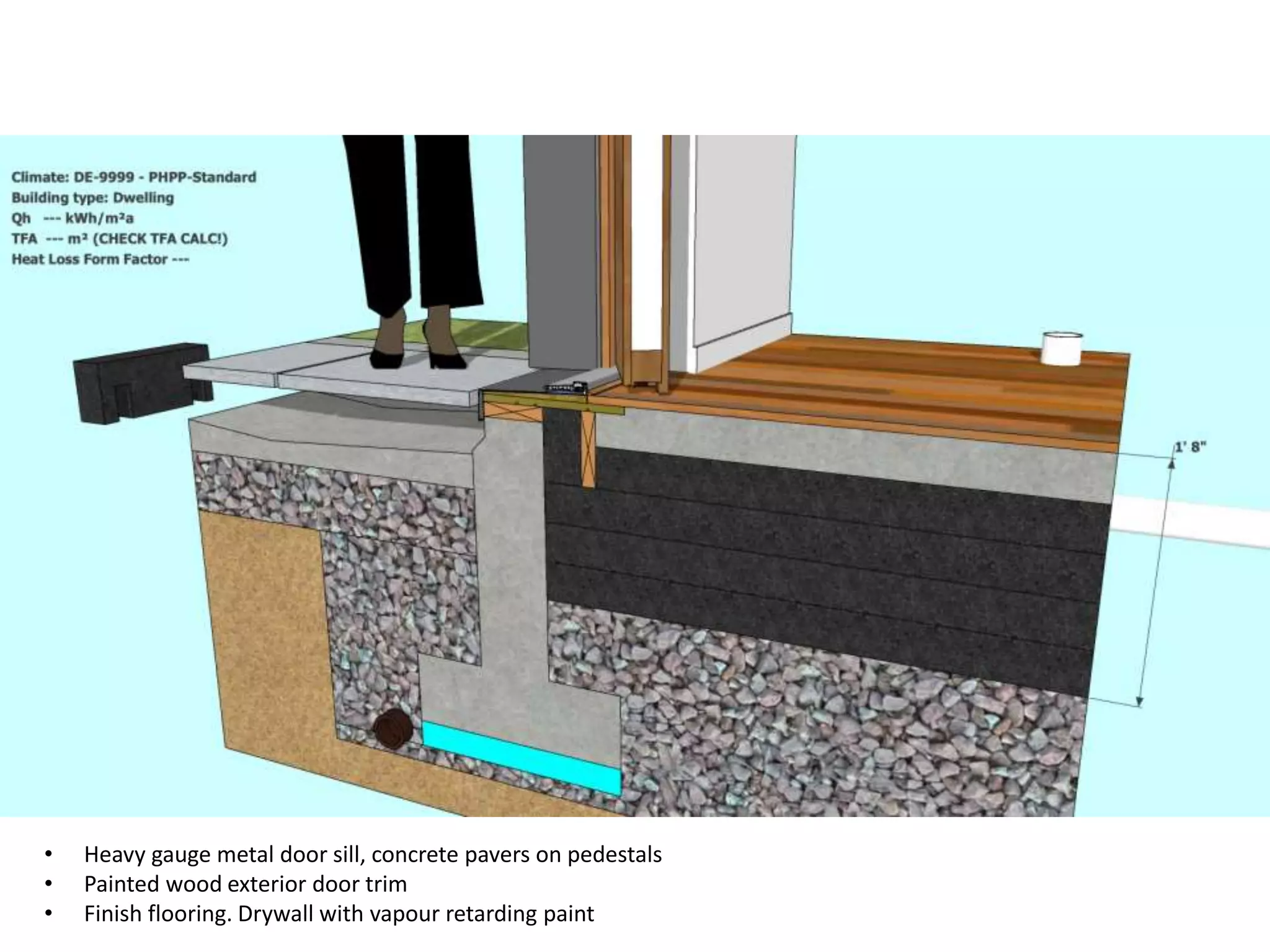 Dalebright Passive House subsill detail | PPTX
