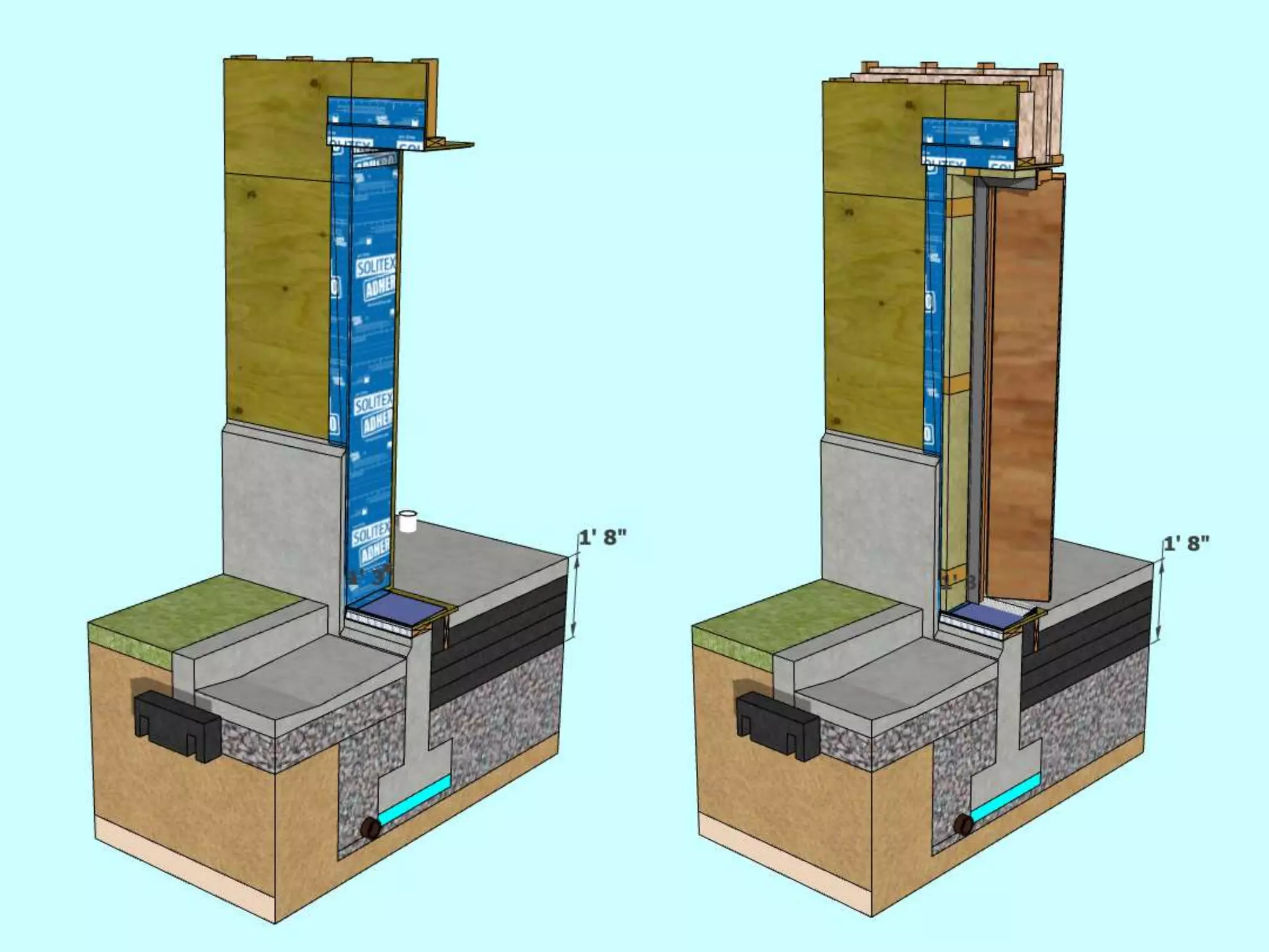 Dalebright Passive House subsill detail | PPT