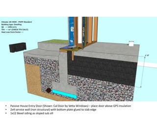Dalebright Passive House subsill detail | PPT