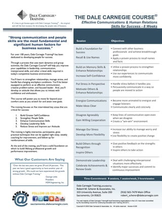 Dale Carnegie Course - "Effective Communication & Human Relations" | PDF