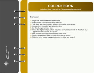 Dale Carnegie Golden Book | PDF