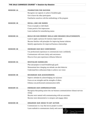 Dale Carnegie Overview | PDF