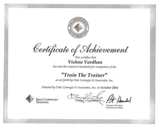 Dale Carnegie Certified Trainer | PDF