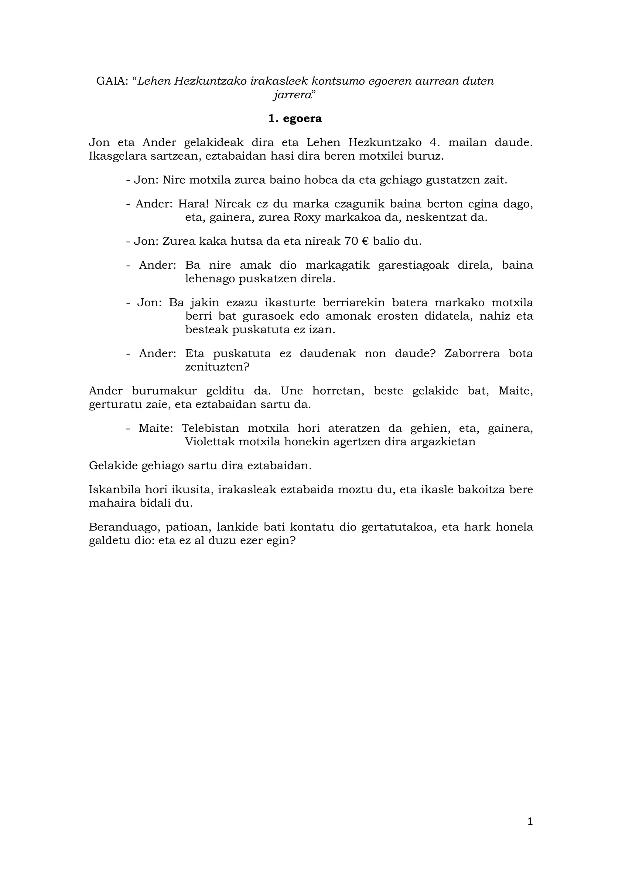 Dal egoerak 2016-2017 | PDF