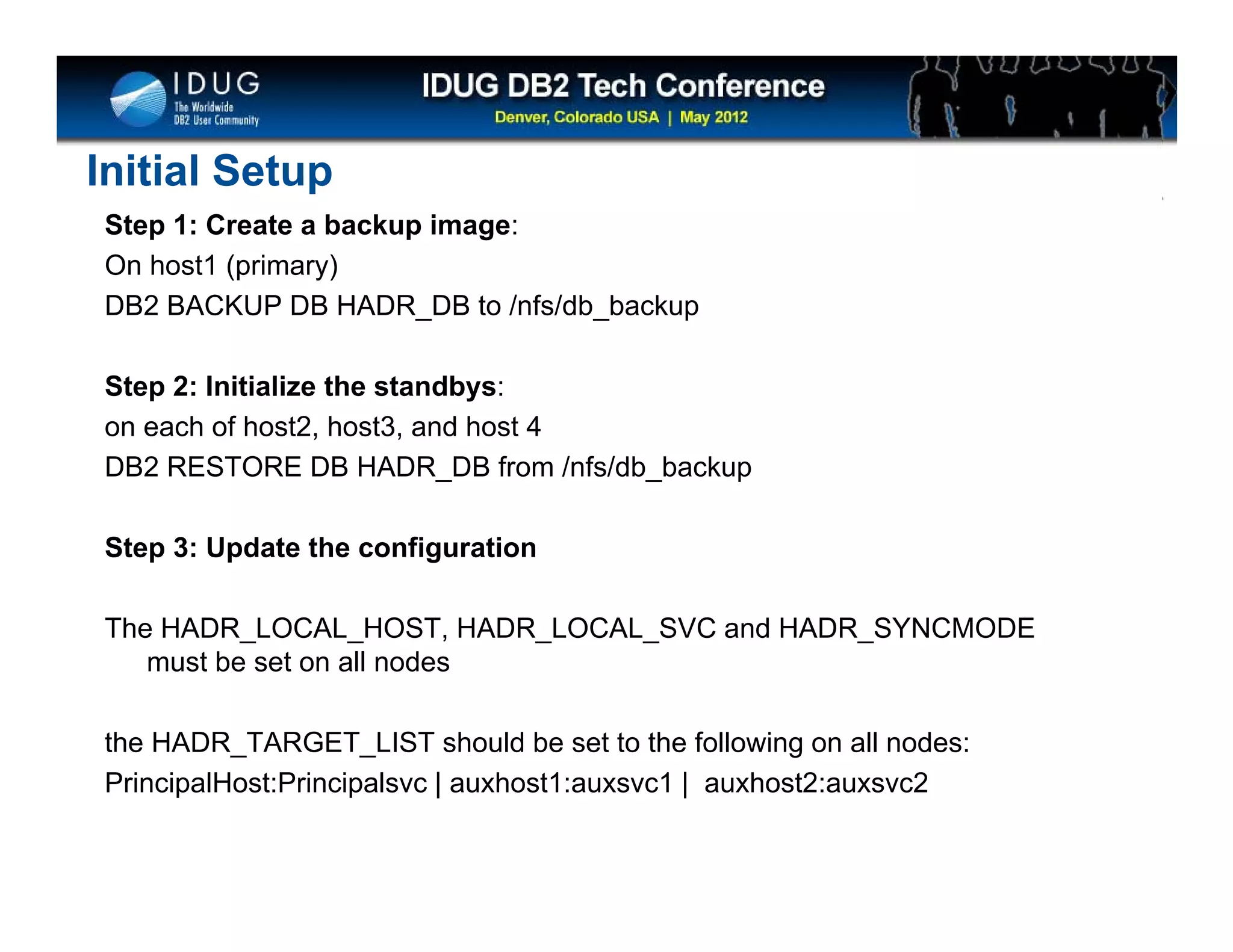 DB2 V 10 HADR Multiple Standby | PDF
