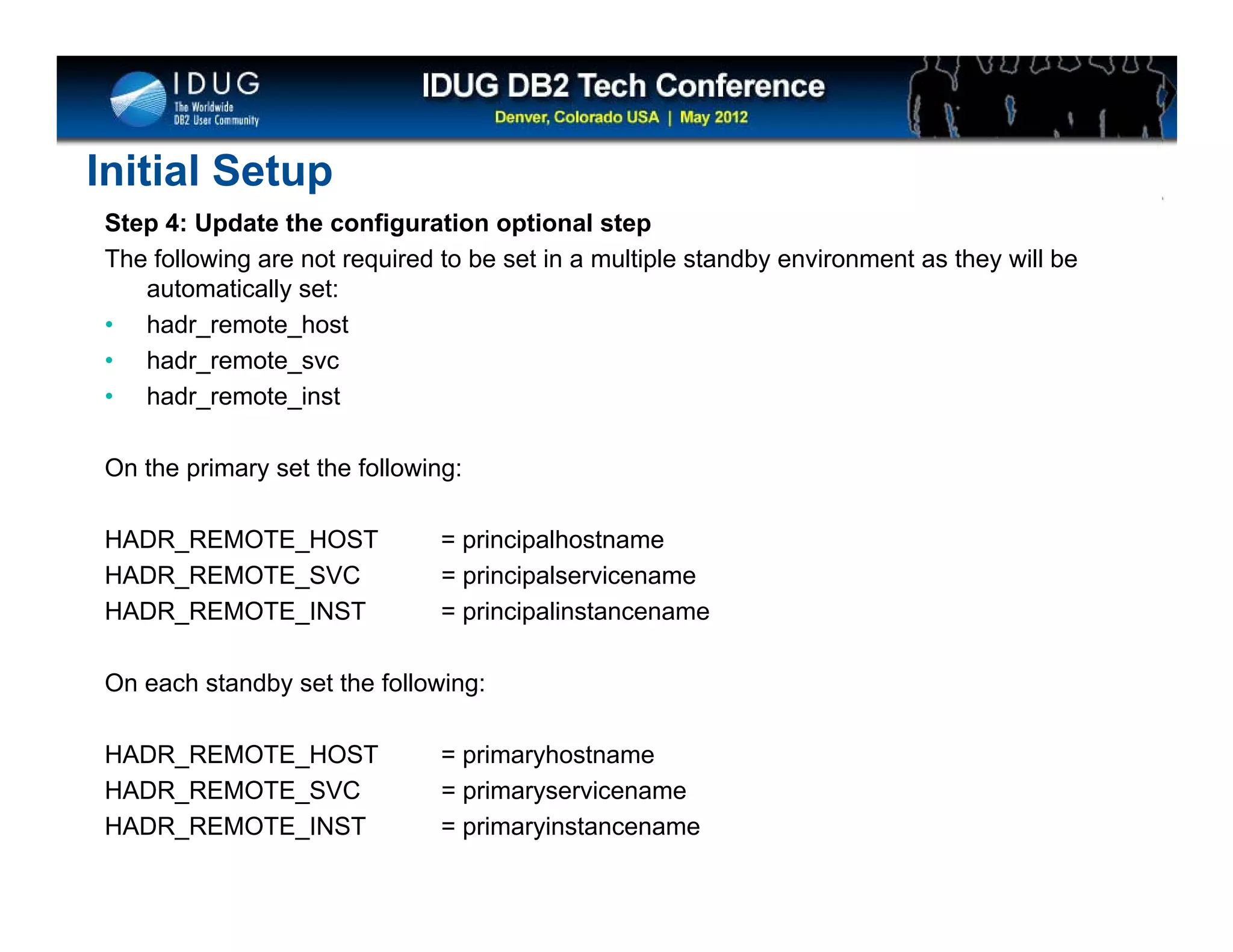 DB2 V 10 HADR Multiple Standby | PDF