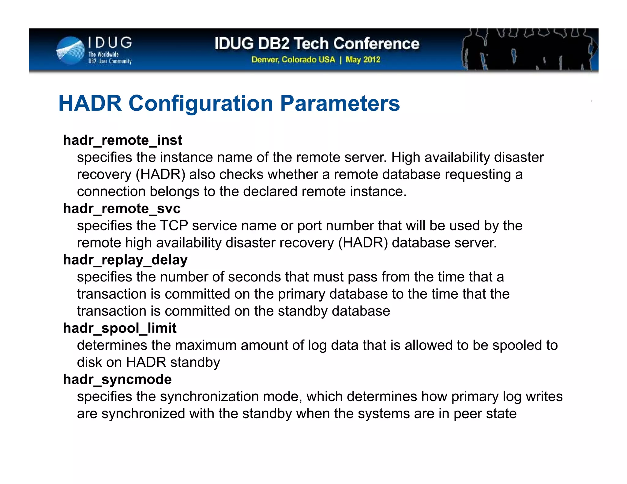 DB2 V 10 HADR Multiple Standby | PDF