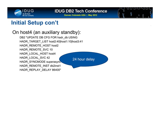 DB2 V 10 HADR Multiple Standby | PDF | Databases | Computer Software ...