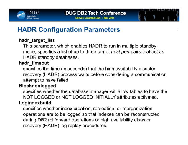 DB2 V 10 HADR Multiple Standby | PDF | Databases | Computer Software and Applications