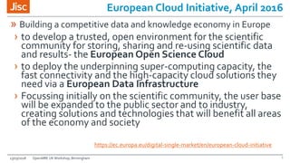 European open science cloud | PPT