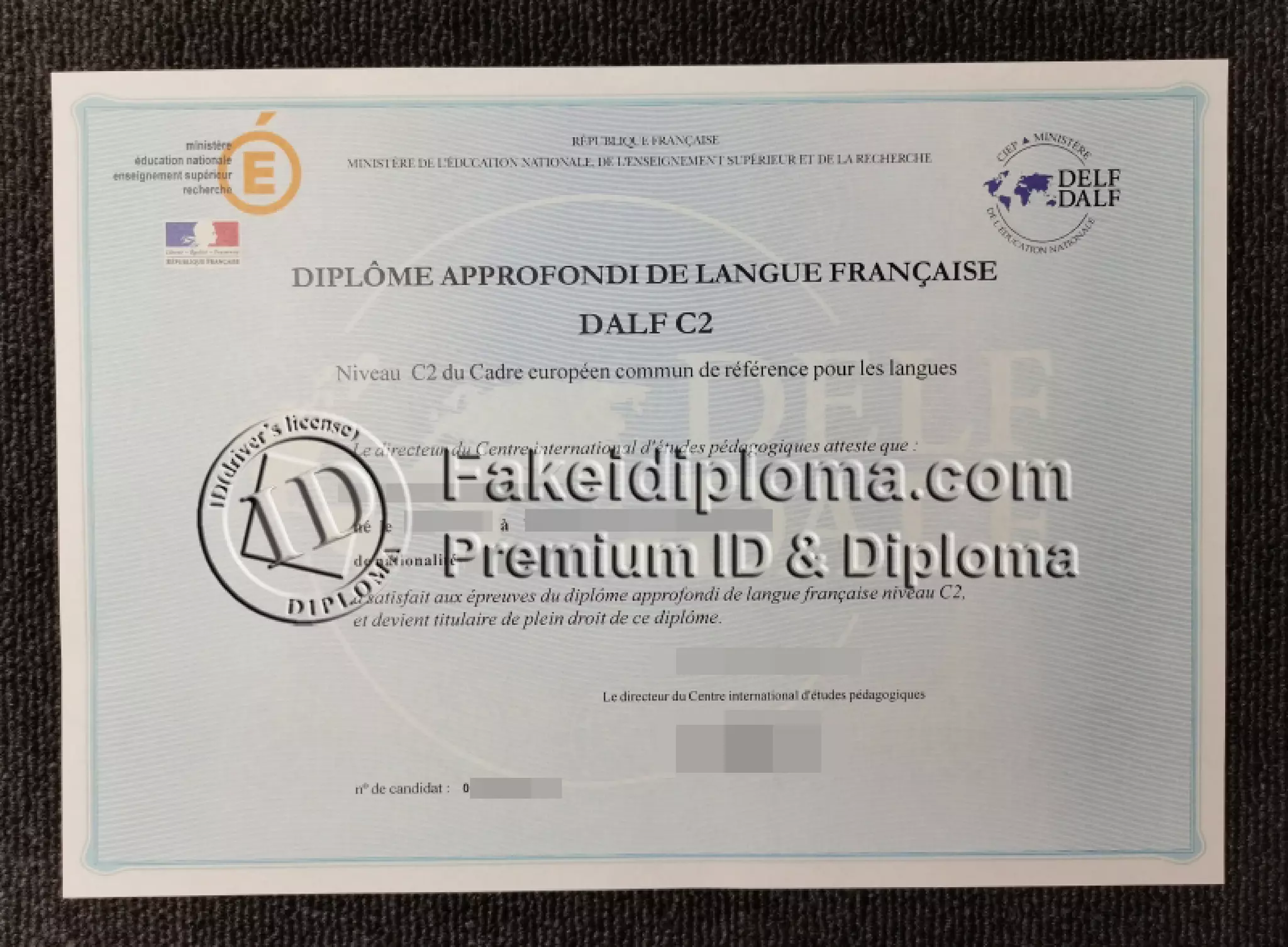 DALF C2 Certificate | PDF