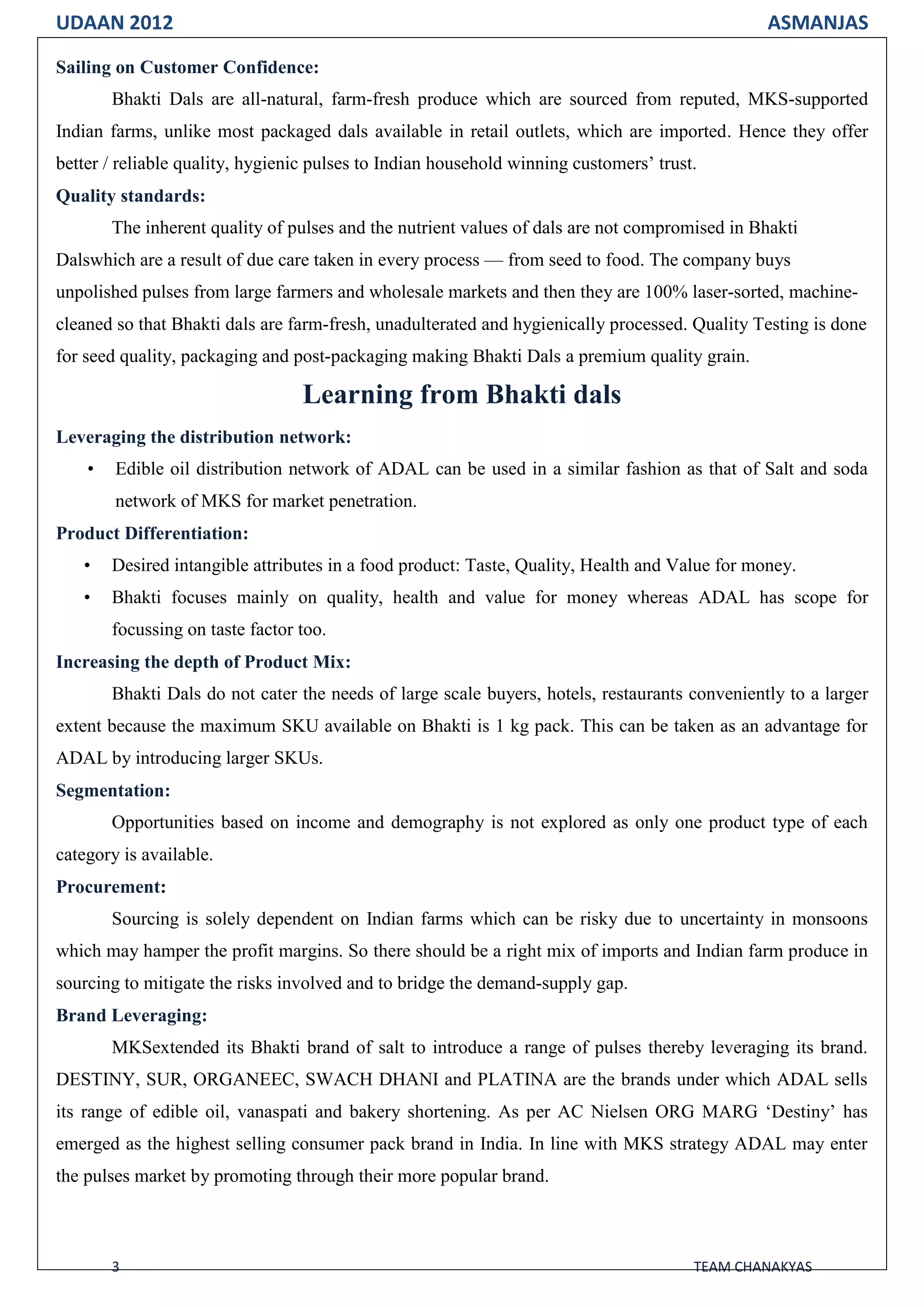 Dal Industry Study | DOCX