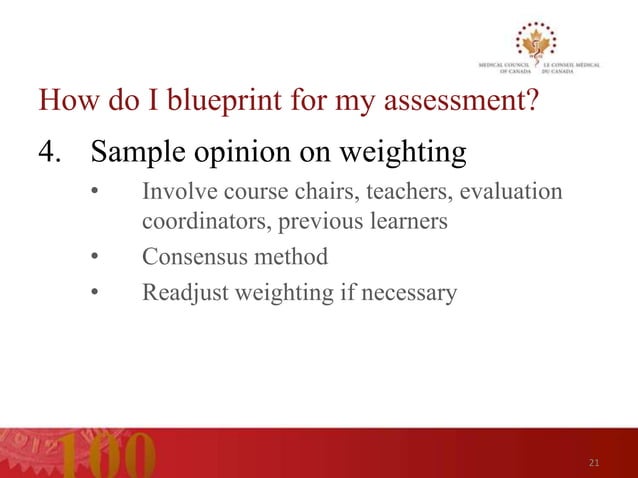 Blueprinting and Choosing Appropriate Tools for Assessment of Student ...