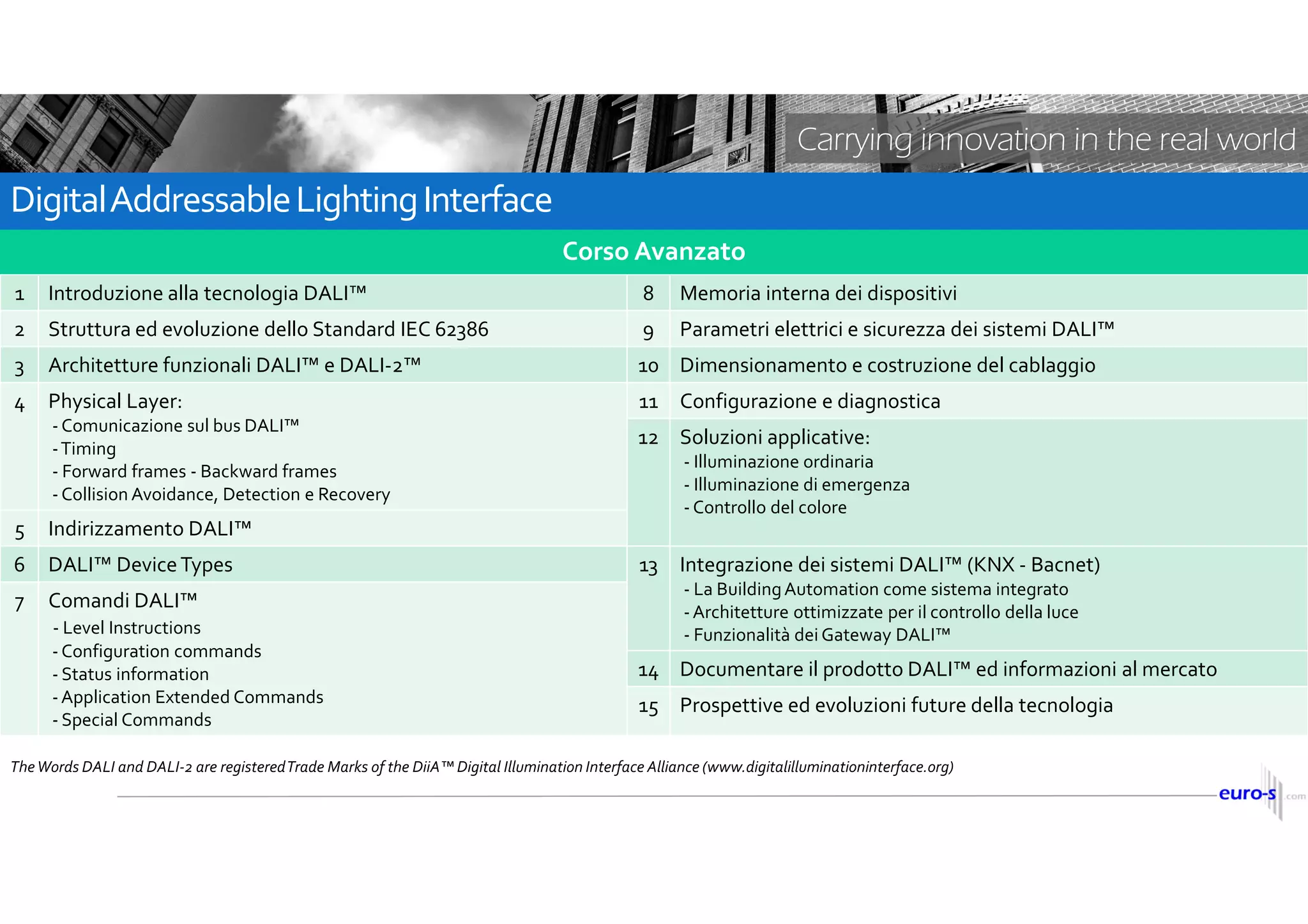 Digital Addressable Lighting Interface - Corso Avanzato | PDF
