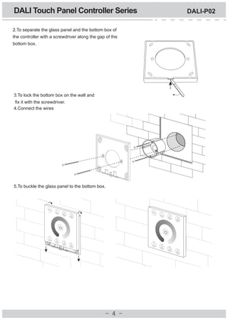 DALI touch panel controller DALI-P02 | PDF