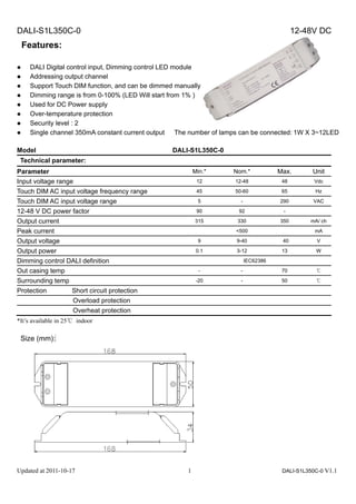 constant current dali decoder | PDF | Home Appliances | Home & Garden