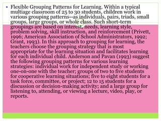 teaching multi age children | PPTX