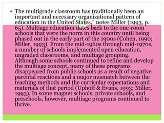 teaching multi age children | PPTX