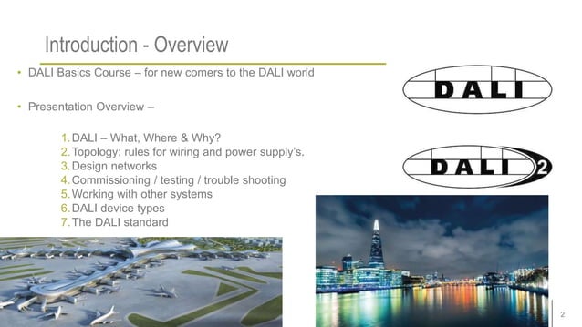 DALI Basics Training - Slides | PPTX | Technology & Computing