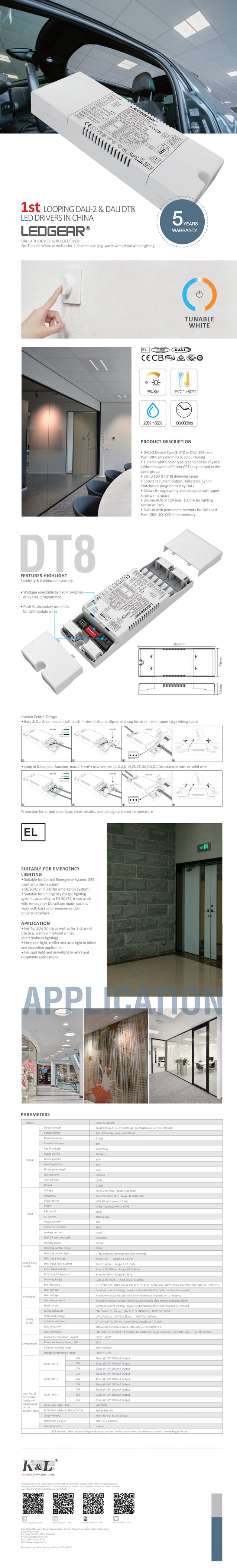 Dali DT8 loop cc led drivers kinglumi | PDF