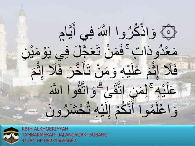 DALIL AL-QURAN HADITS TTG HAJI DAN UMROH.pptx