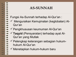 Dalil dalil syara' | PPT