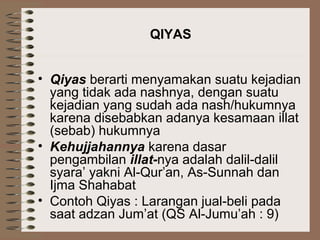 Dalil dalil syara' | PPT
