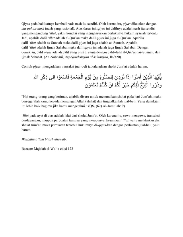 Dalil-Dalil Syariah - Sumber-Sumber Hukum Islam