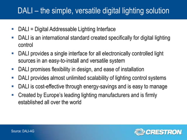 DALI Lighting Control Solutions Explained | PPTX